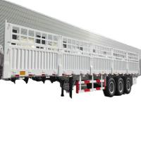 China High-Performance Fence Semi Trailer for sale in Africa: Ideal for Secure Transport of Livestock, Animals and Heavy Load for sale