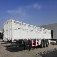 China High-Performance Fence Semi Trailer for sale in Africa: Ideal for Secure Transport of Livestock, Animals and Heavy Load for sale