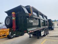 China Chinese CIMC  The Latest Design High Intensity4 Axle 60 Ton 80 Ton U-type Tipper Cargo Trailer Dump Semi Trailer for sale