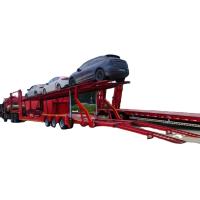 China Cimc Excellent Stainless Steel 2/3 Axle Wholesale 8-9 Land Road Car Transportation Semi Trailer for sale
