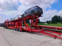 China Cimc Excellent Stainless Steel 2/3 Axle Wholesale 8-9 Land Road Car Transportation Semi Trailer for sale