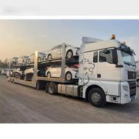China Cimc New Mechanical Suspension Air Suspension Style Design Double Axle Car Transportation Semi Trailers China for sale