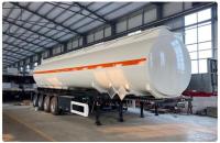 China CIMC 4 axles 54000liters 6 compartments Carbon steel transport liquid chemical petroleum food processing oil fuel tank trailer for sale