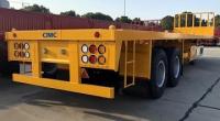 China China CIMC professional factory sale heavy duty with 2/3/4 axle truck low loader low bed flatbed semi trailer for sale