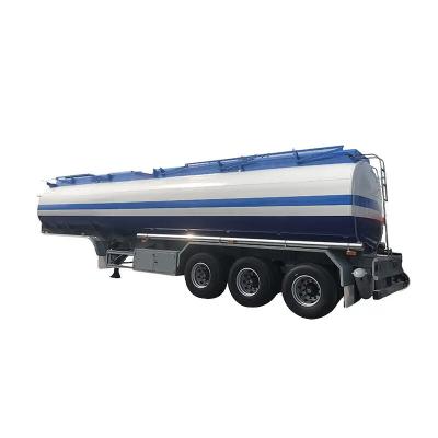 China 3 Axle 40000l Carbon Steel transport liquid or gaseous various chemical product carbon compounds heavy duty Fuel Tanker Trailer for sale