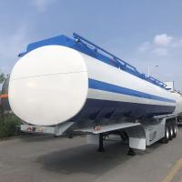 China 3 Axle 40000l Carbon Steel transport liquid or gaseous various chemical product carbon compounds heavy duty Fuel Tanker Trailer for sale