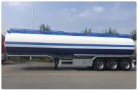 China 3 Axle 40000l Carbon Steel transport liquid or gaseous various chemical product carbon compounds heavy duty Fuel Tanker Trailer for sale