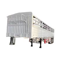 China CIMC is popular in Africa for pulling grain as well as containers and multi-purpose railing semi-trailers for sale