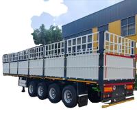 China CIMC 4 axle Fence Truck Factory Directly  China Supplier Direct Sales Fence semi trailer for sale