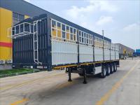 China CIMC 4 axle Fence Truck Factory Directly  China Supplier Direct Sales Fence semi trailer for sale