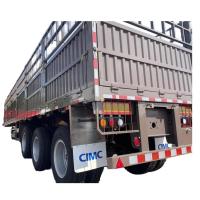 China CIMC 2024 New Design Fence Semi-Trailer Truck Trailers Steel Material for sale