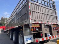 China CIMC 2024 New Design Fence Semi-Trailer Truck Trailers Steel Material for sale