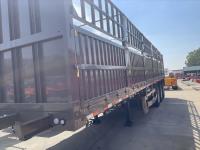 China CIMC 2024 New Design Fence Semi-Trailer Truck Trailers Steel Material for sale