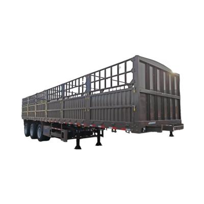 China CIMC is popular in Africa for pulling grain as well as containers and multi-purpose railing semi-trailers for sale