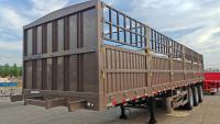 China CIMC is popular in Africa for pulling grain as well as containers and multi-purpose railing semi-trailers for sale
