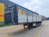 China CIMC 2024 New Design  4 Axles Fence Semi Trailer Truck Trailers Product for sale
