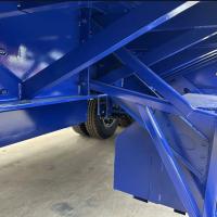 China High Quality 4-Axle Flatbed Shipping Container Semi Trailer with Nice Twistlocks Utility Steel Truck Trailers for sale