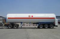 China CIMC SA240 Stainless Steel 3 axles high strength steel with vacuum insulation cryogenic pressure LNG Gas Tanker Semi Trailer for sale