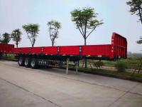 China CIMC 3/ 4 / 5 Axles stake fence 40 -100 ton factory sale Cargo transport truck stake fence sidewall flatbed semi trailer truck for sale