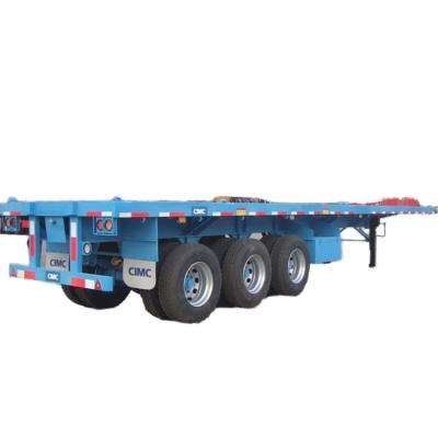 China CIMC Flatbed Trailer Latest Design For Optimal Performance Flatbed Semi Trailer for sale