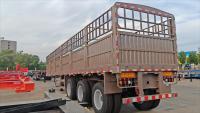 China CIMC 2024 New Design Steel Fence Semi Trailer Truck Fence Trailers Product for sale