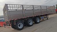 China CIMC 2024 New Design Steel Fence Semi Trailer Truck Fence Trailers Product for sale