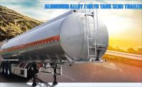 China 3 axles Capacity 42 m³ Stainless Steel 304 Single compartment Vacuum 12R22.5 18PR 12 tires 28T landing gear Liquid Tanker for sale