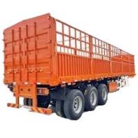 China CIMC High Quality 3-Axle Fence-Type Freight Semi- Trailer High-Strength Steel Cargo Trailer for sale