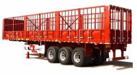 China CIMC High Quality 3-Axle Fence-Type Freight Semi- Trailer High-Strength Steel Cargo Trailer for sale