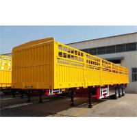 China CIMC High Quality 3-Axle  4-Axle Fence-Type Freight Semi- Trailer High-Strength Steel Cargo Trailer for sale