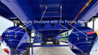 China New 3-Axle Flatbed Skeleton Semi-Trailer Steel Container Truck With Wabco Brake System for sale