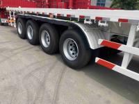 China New China Manufacturer Of 4-axis Flatbed Semi-trailer Direct Sales Of 100 Ton Trailer for sale