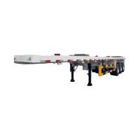 China CIMC High Strength Electrophoretic Paint Latest Optimization Design Of Flat Semi-trailer for sale
