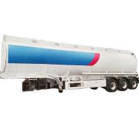 China The latest process design of CIMC is a three-axis liquid medium semi-trailer made of high-strength steel. for sale