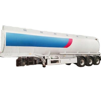 China The latest process design of CIMC is a three-axis liquid medium semi-trailer made of high-strength steel. for sale