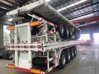 China CIMC High Strength Electrophoretic Paint Latest Optimization Design Of Flat Semi-trailer for sale