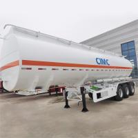 China CIMC 3 axles Capacity 42 m³ Stainless Steel 304 Single compartment Vacuum 12R22.5 18PR 12 tires 28T landing gear Liquid Tanker for sale