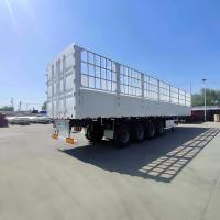 China CIMC customized steel to match your perfer color 3/4/5 axle Chinese truck cargo fence trucker semi trailer for sale