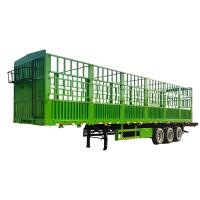 China CIMC Factory Direct Fence Truck 3 Axle 40 Feet Sidewall Multi-Purpose Semi-Trailer Fence-Type Cargo Bulk Trailer for sale