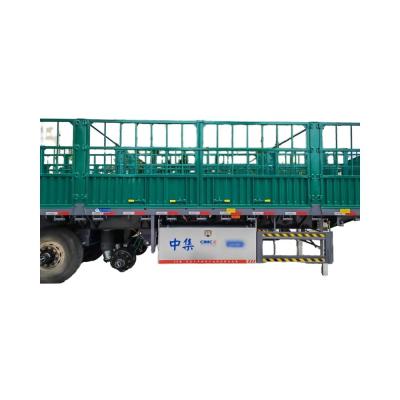 China CIMC High Quality 3-Axle Fence-Type Freight Semi- Trailer High-Strength Steel Cargo Trailer for sale