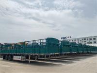 China CIMC High Quality 3-Axle Fence-Type Freight Semi- Trailer High-Strength Steel Cargo Trailer for sale
