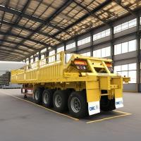 China CIMC 3/ 4 / 5 Axles stake fence 40 -100 ton second hand factory sale Cargo transport truck fence sidewall semi trailer for sale for sale