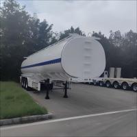 China The latest process design of CIMC is a three-axis liquid medium semi-trailer made of high-strength steel. for sale