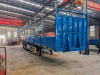 China CIMC customized in various sizes and colors steel starting from 6T with 3 axle Chinese truck cargo fence trucker semi trailer for sale