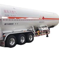 China The latest process design of CIMC is a three-axis liquid medium semi-trailer made of high-strength steel. for sale