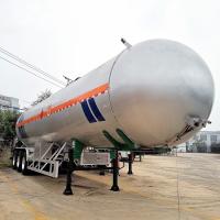 China The latest process design of CIMC is a three-axis liquid medium semi-trailer made of high-strength steel. for sale