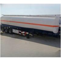 China The latest process design of CIMC is a three-axis liquid medium semi-trailer made of high-strength steel. for sale