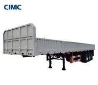 China CIMC can be customized to match your perfered color 3 axle Chinese truck cargo fence trucker semi trailer for sale