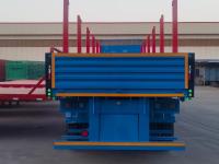China CIMC can be customized to match your perfered color 3 axle Chinese truck cargo fence trucker semi trailer for sale