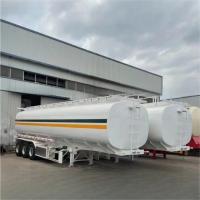 China The latest process design of CIMC is a three-axis liquid medium semi-trailer made of high-strength steel. for sale
